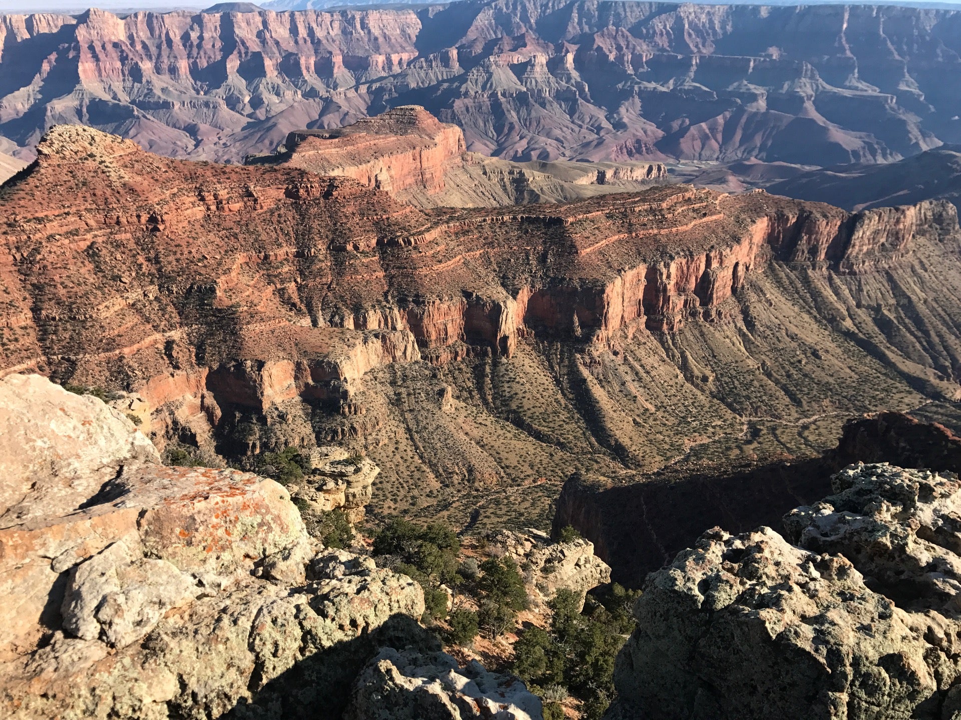 North Kaibab Trail at Grand Canyon Northern Rim, N Kaibab Trl, North ...