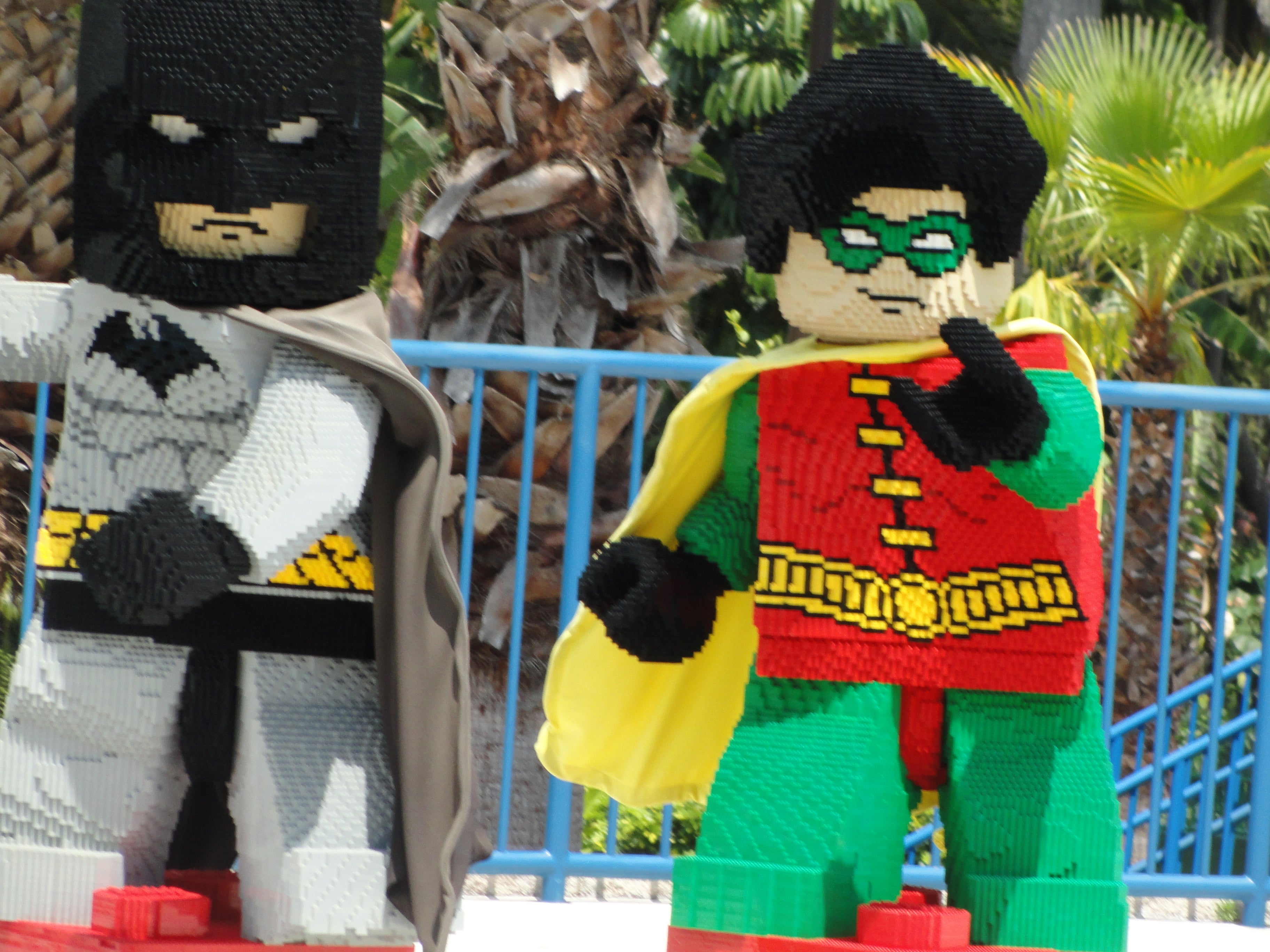 Batman & Robin LEGO Sculptures, LEGOLAND Florida, Winter Haven, FL ...