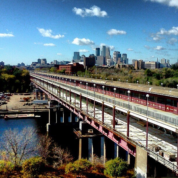Washington Avenue Bridge, E River Pkwy, Minneapolis, MN, Landmark ...