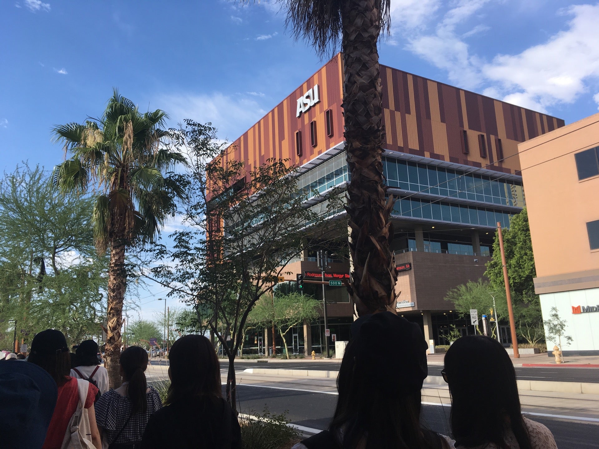 ASU Shuttle Stop - Downtown Campus, E Polk St, Phoenix, AZ, Bus Lines ...