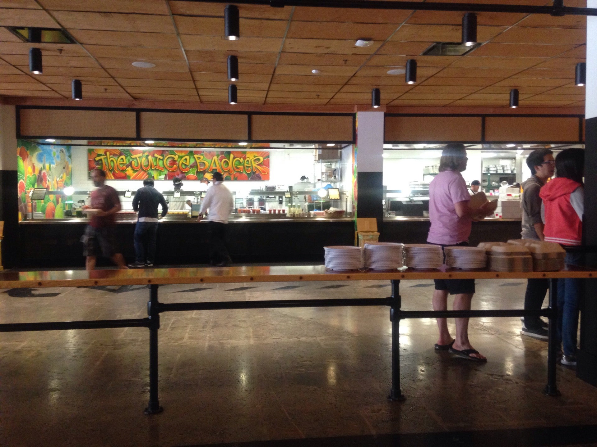 Facebook Headquarters Cafeteria