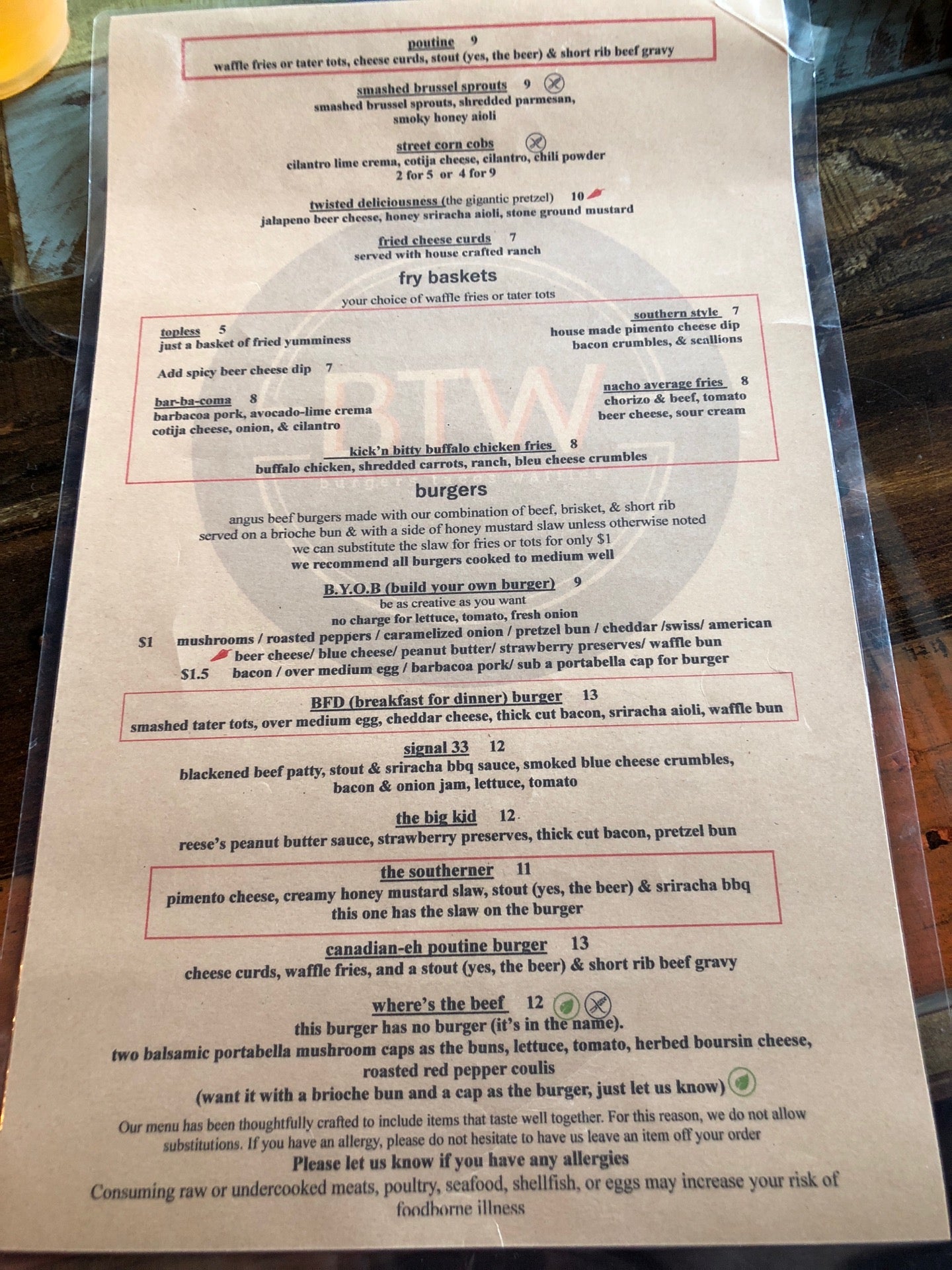 BTW- Burgers Tacos Waffles, 115 E Main St, Tavares, FL, Eating places ...