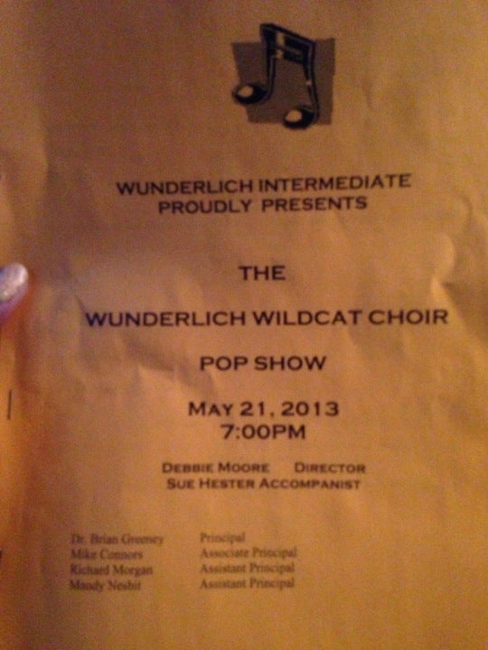 Wunderlich Intermediate, 11400 Misty Valley Dr, Houston, Texas, Schools ...