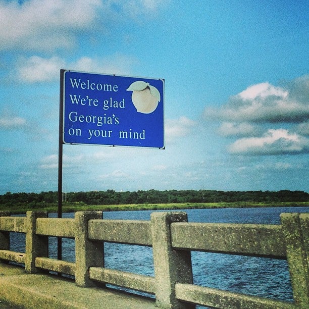 Georgia / South Carolina State Line, US Highway 17, Hardeeville, SC ...