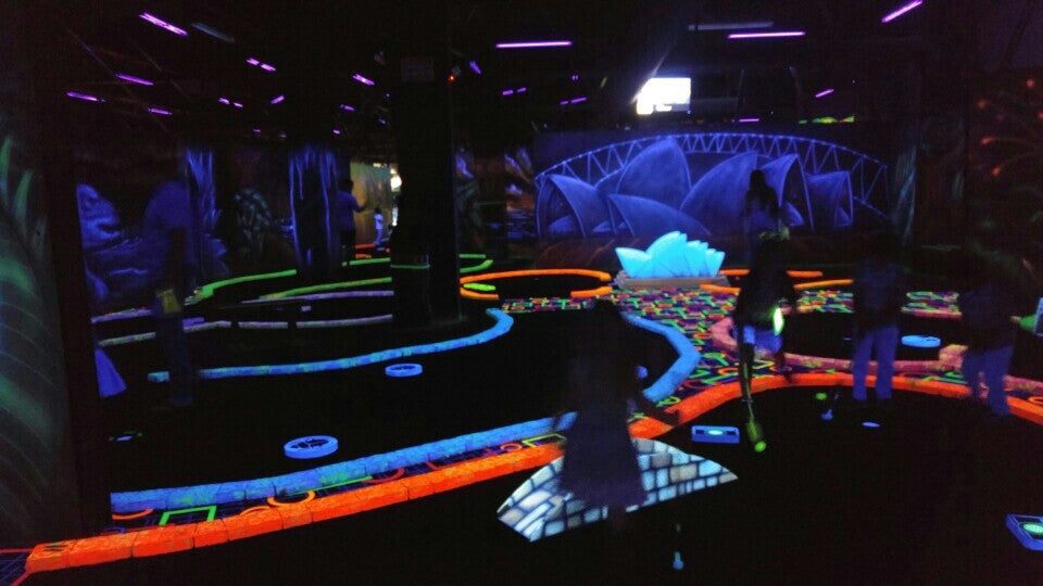 Glo Mini Golf, 1299 Galleria At Tyler, Suite E106, Riverside, CA, Golf ...
