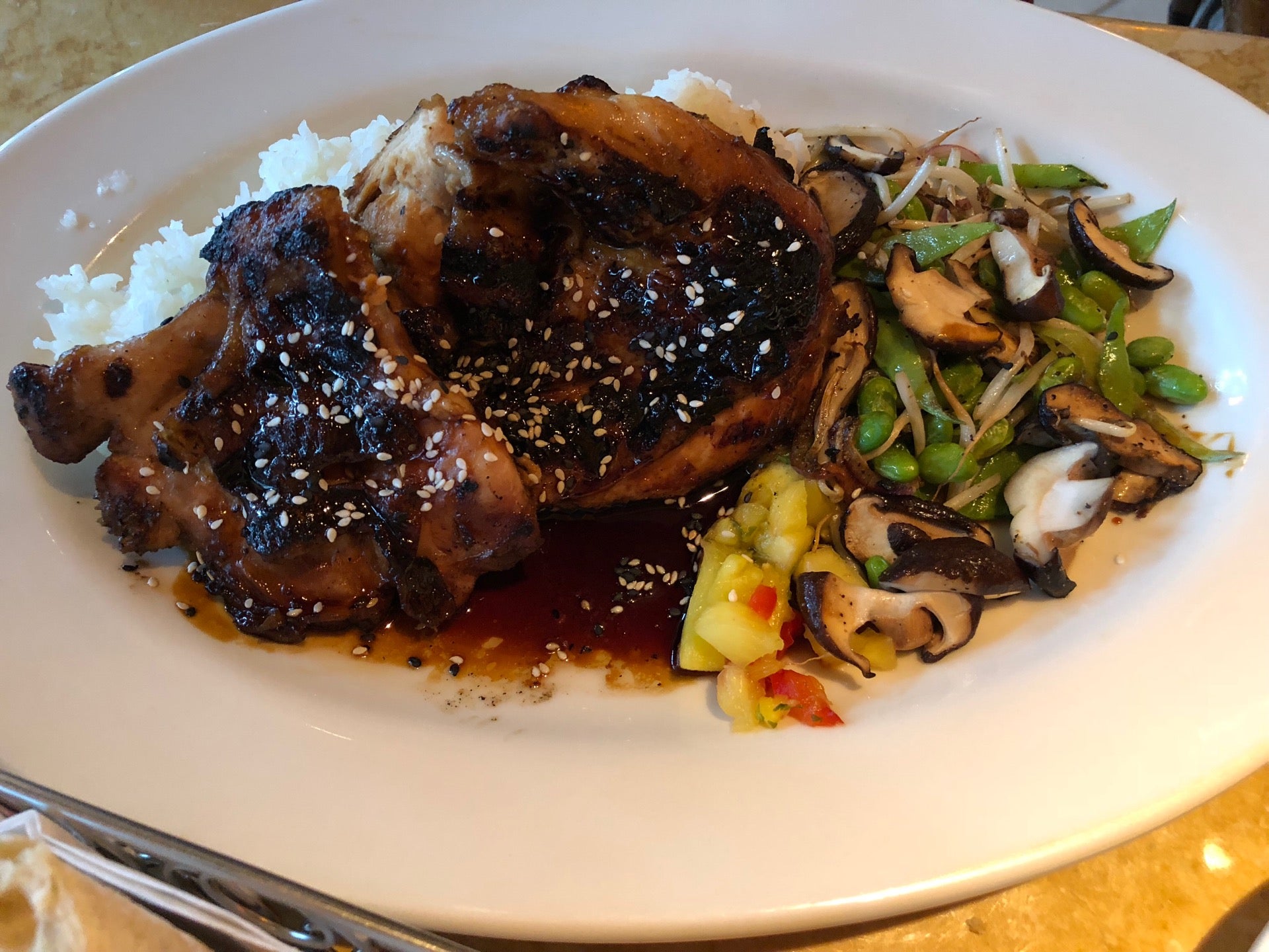 Teriyaki Chicken Cheesecake Factory