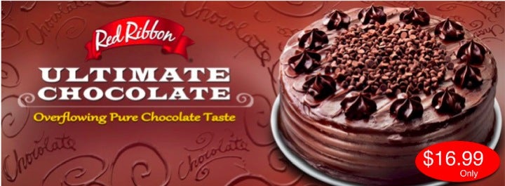 Ultimate Chocolate Cake Red Ribbon
