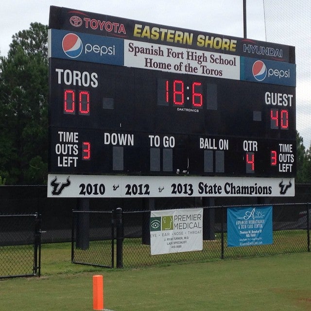 Spanish Fort Toros Football Stadium, Spanish Fort, AL - MapQuest