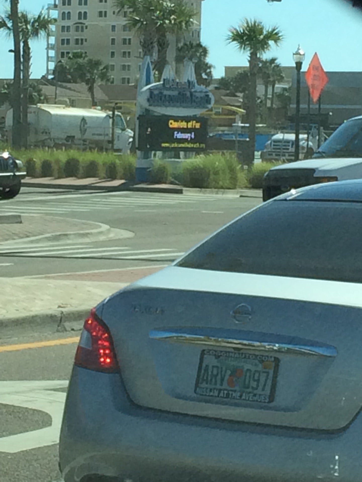 Welcome To Jacksonville Beach Sign, 3rd St S, Jacksonville Beach, FL ...