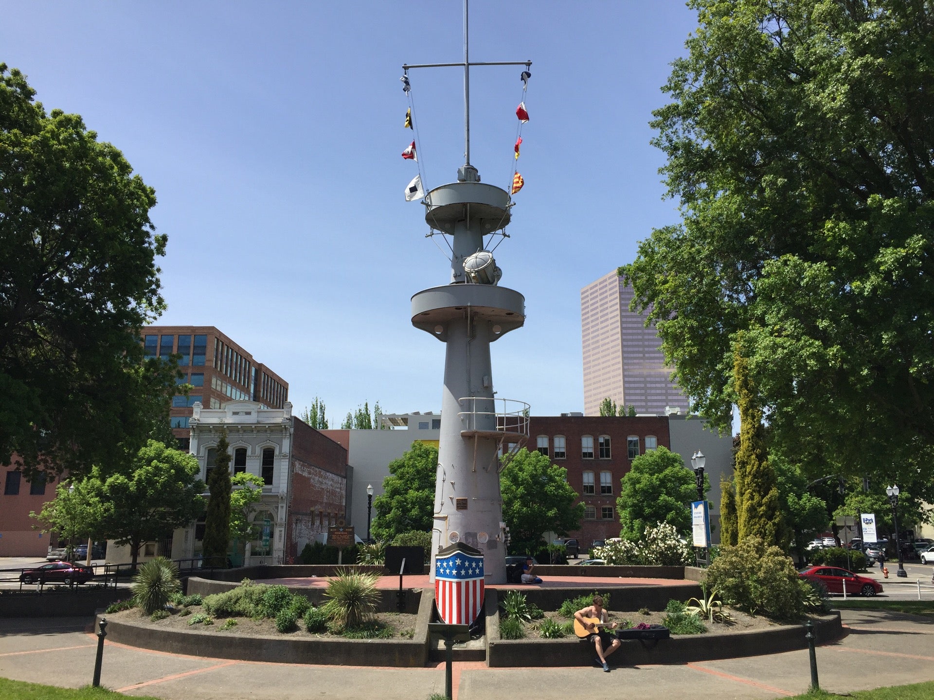 Battleship Oregon Memorial, SW Naito Pkwy, Portland, OR, Monuments ...
