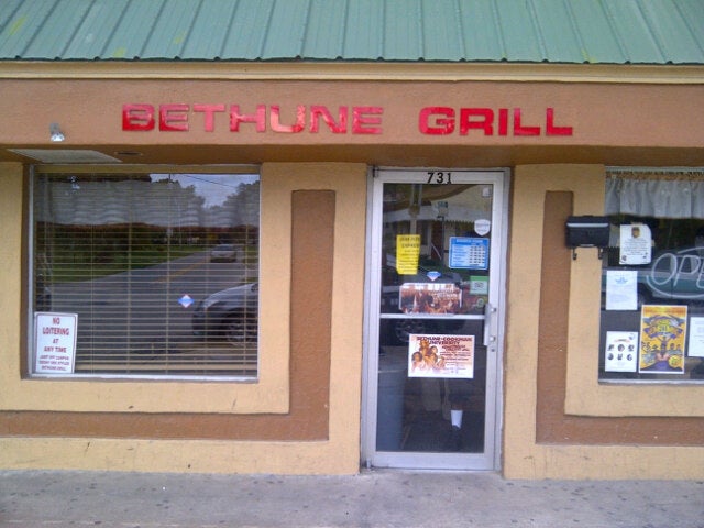 Bethune Grill, 731 Dr Mary McLeod Bethune Blvd, Daytona Beach, FL ...