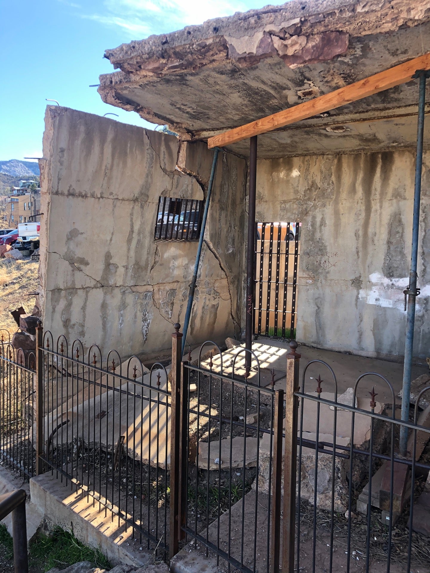 Sliding Jail, Hull Ave, Jerome, AZ, Landmark - MapQuest