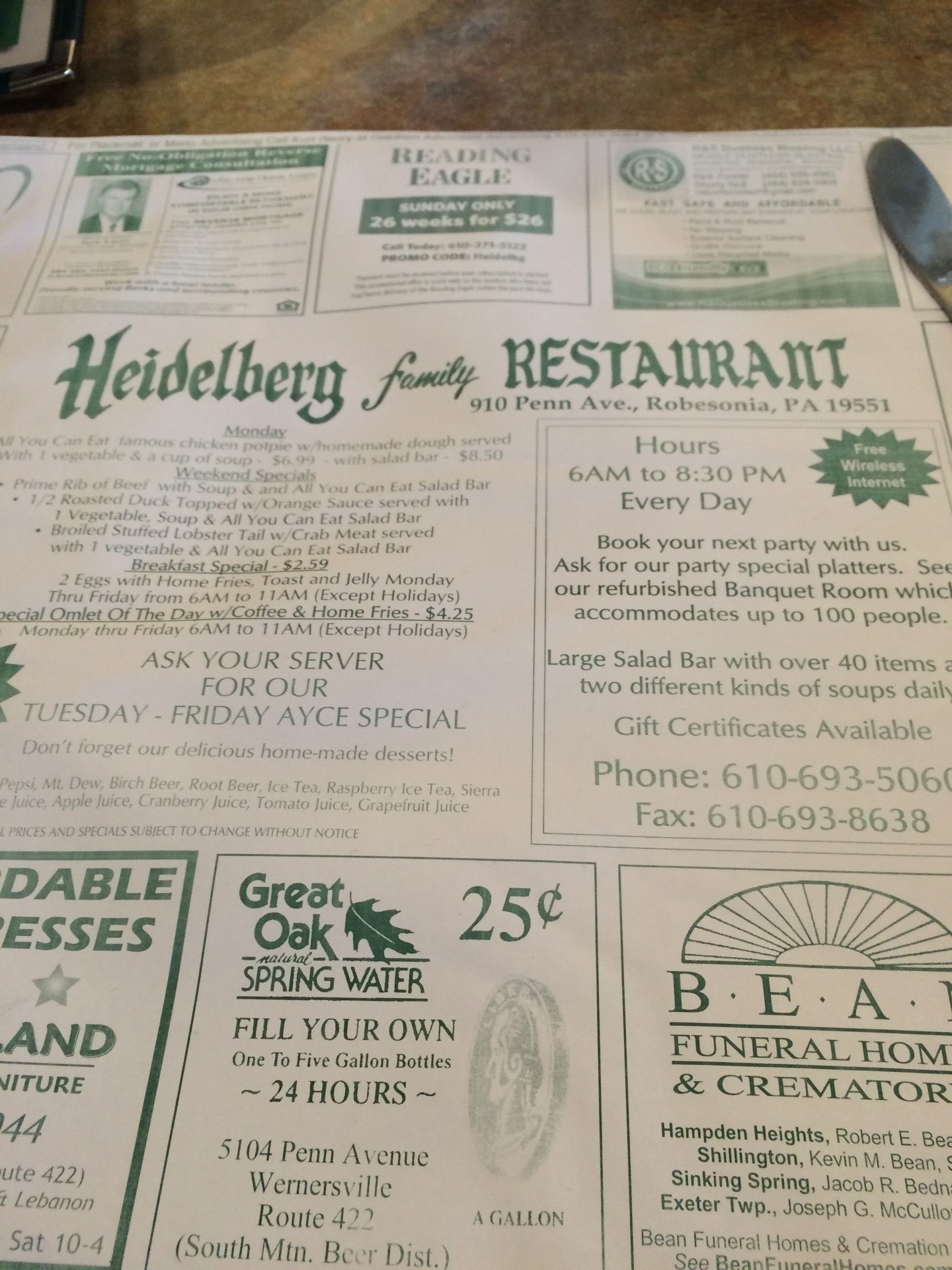 Robesonia, PA Map & Directions - MapQuest