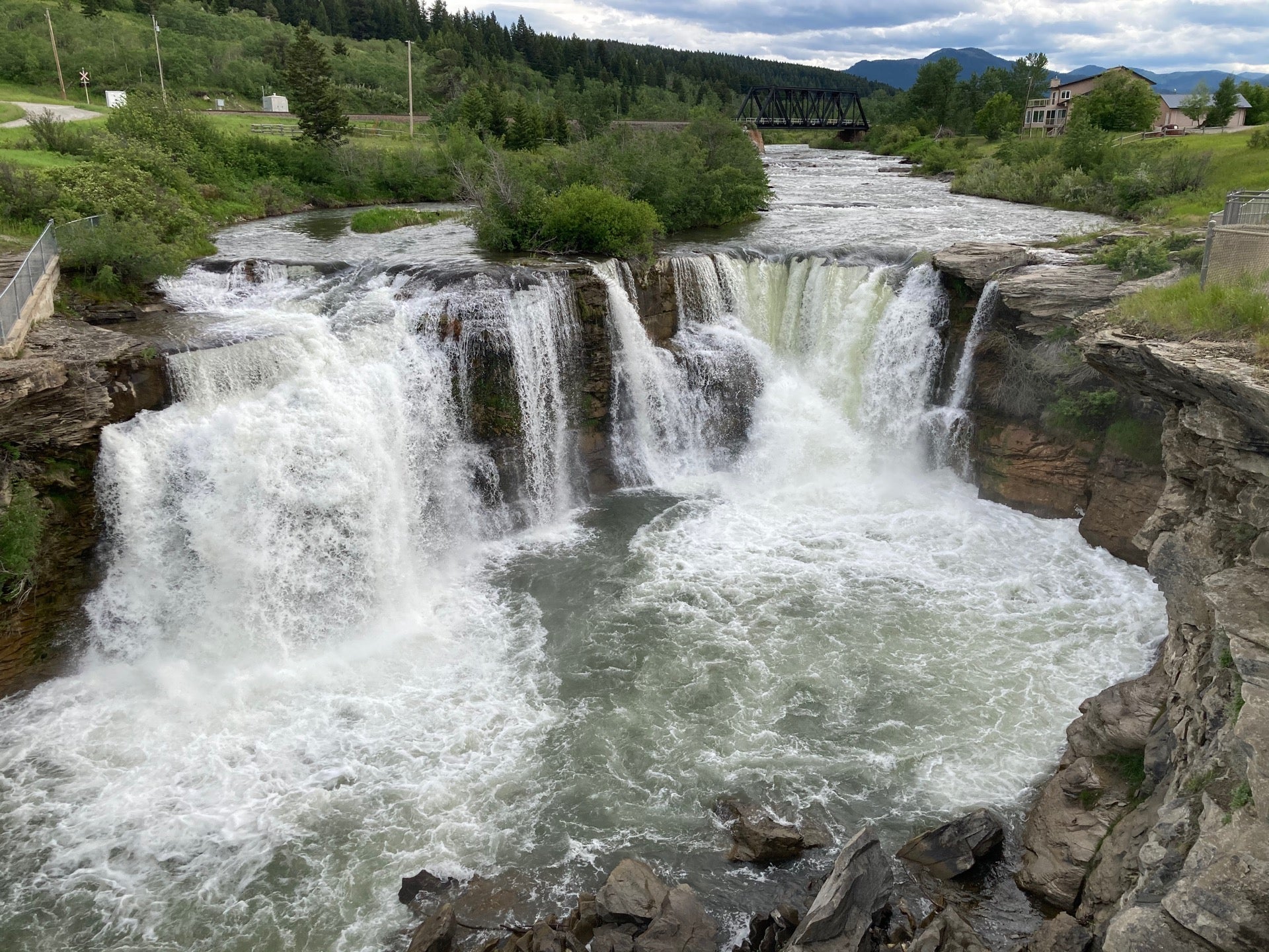 Lundbreck Falls, Lundbreck, AB - MapQuest