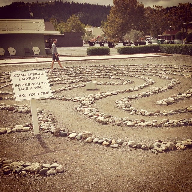 Calistoga Gliderport Labyrinth, 1539 Lincoln Ave, Calistoga, CA - MapQuest