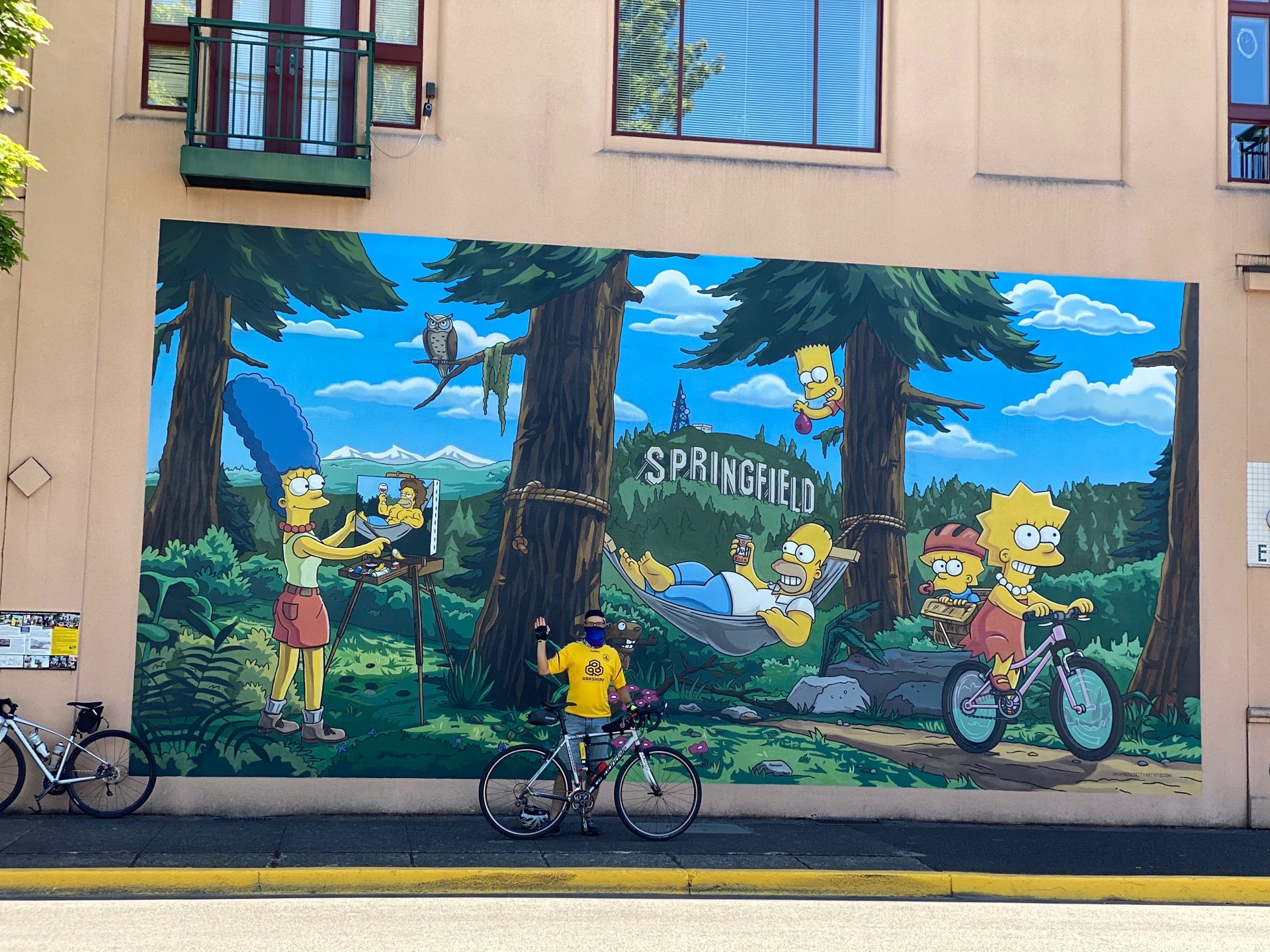 The Official Simpsons Mural, 500 Main St, Springfield, OR, Landmark ...