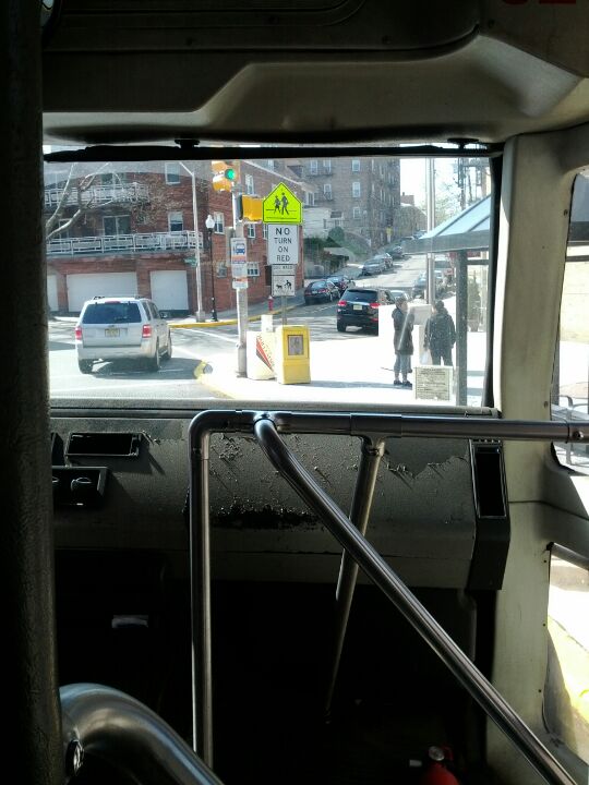 NJT - 128/165/166/168 Bus Stop, JFK Blvd, North Bergen, NJ, Bus Lines ...