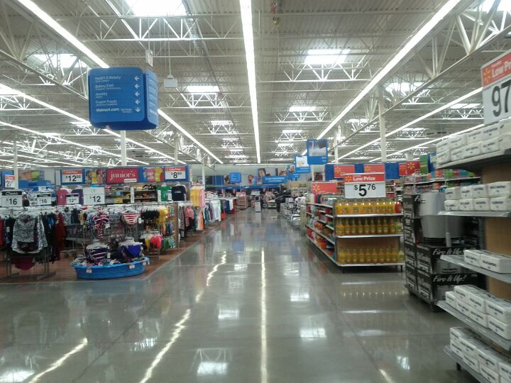 Walmart Supercenter Interior