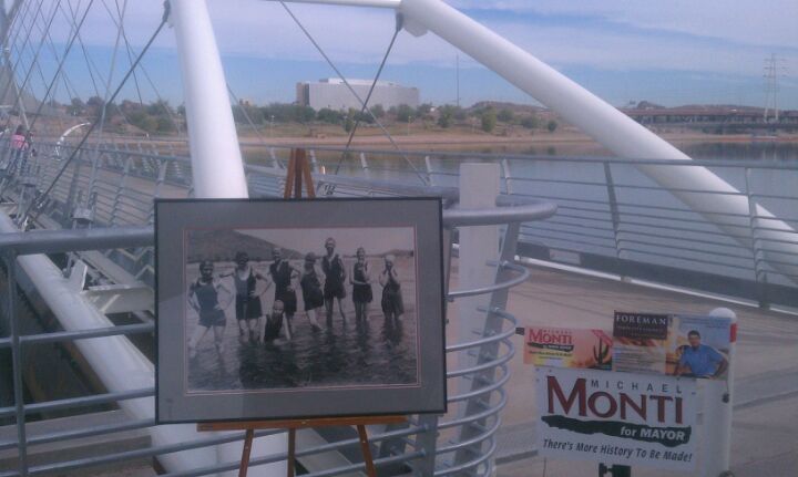 Elmore Pedestrian Bridge, 700 W Rio Salado Pkwy, Tempe, AZ, Bridge ...