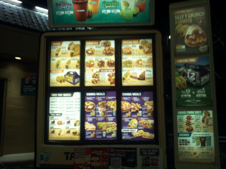 Taco Bell Combo Numbers