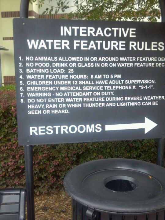 Interactive Water Feature Southwood Town Center, Tallahassee, FL, Parks ...