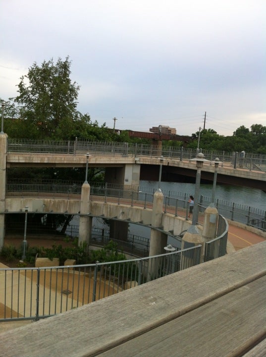 Lady Bird Lake Under Lamar Pedestrian Bridge, S Lamar Blvd, Austin, TX ...