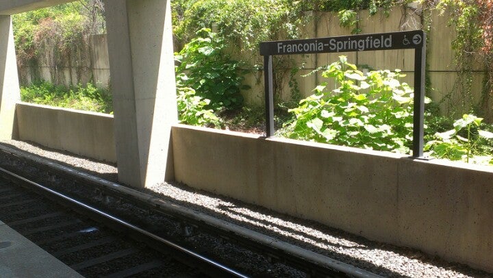 Franconia-Springfield Metro Station, 6880 Frontier Dr, Springfield, VA ...