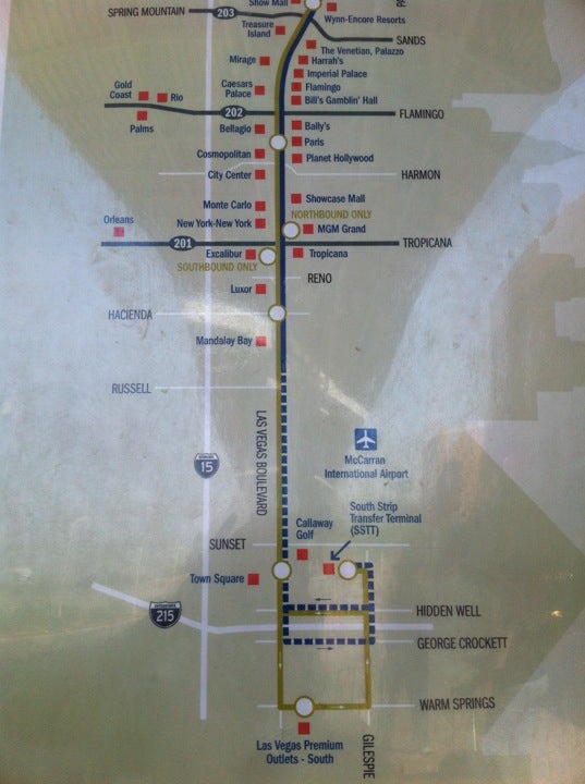 South Strip Transfer Terminal, 6675 S Gilespie St, Las Vegas, NV ...