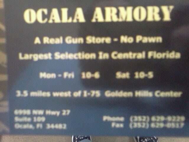 AAA Ocala Armory, 6998 N Us Highway 27, Ste 109, Ocala, FL - MapQuest